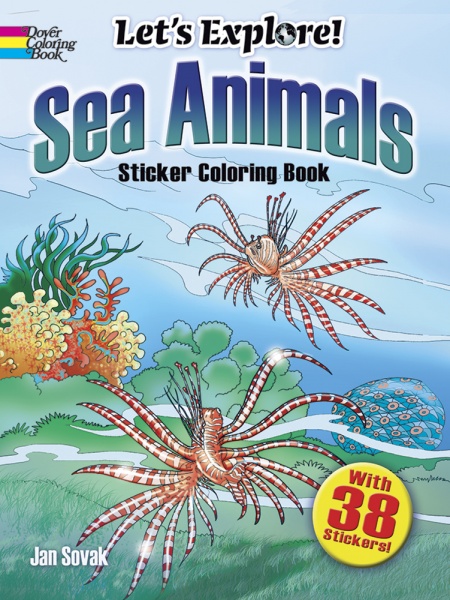 Forest Animals Sticker Coloring Book - Dover Books
