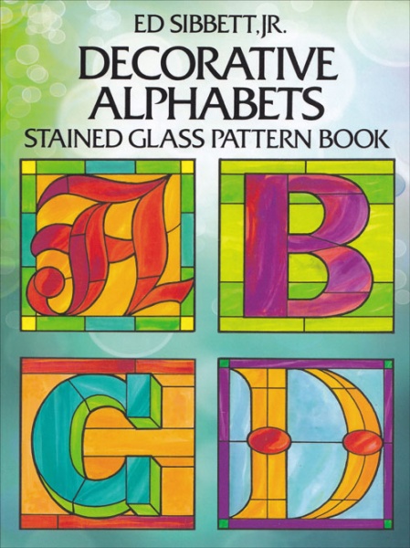 Stained Glass Design Books - Dover Books