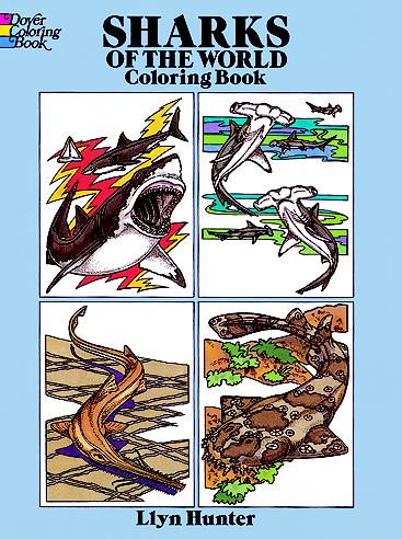 Sharks of the World Coloring Book - Dover Books