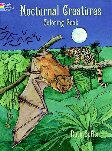 Nocturnal Creatures Coloring Book - Dover Books