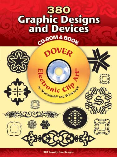 380 Graphic Designs and Devices CD-ROM and Book - Dover Books