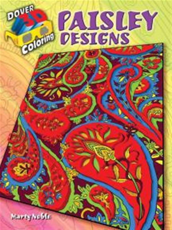 3-D Coloring Book--Paisley Designs - Dover Books