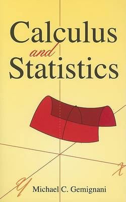 Calculus and Statistics - Dover Books