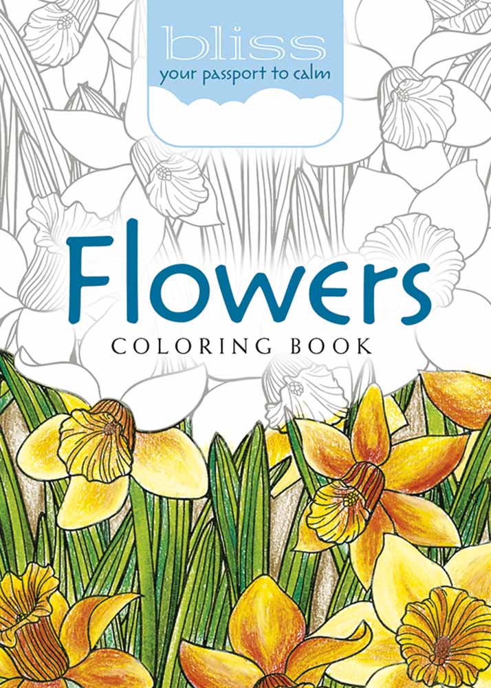 BLISS Flowers Coloring Book - Dover Books