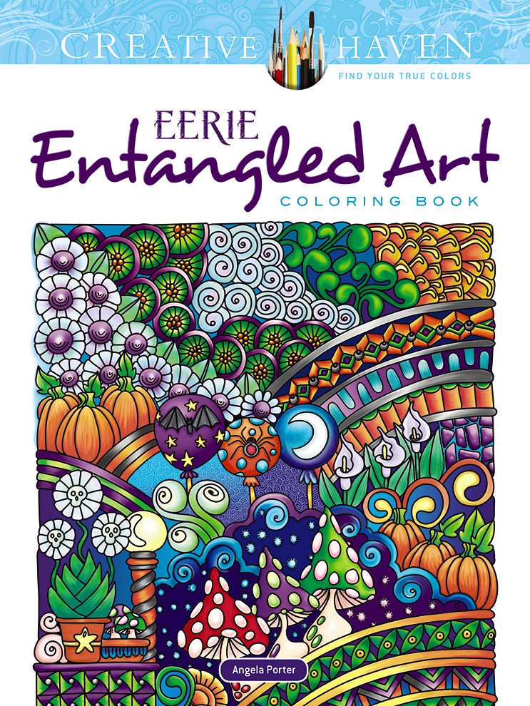 Creative Haven Eerie Entangled Art Coloring Book - Dover Books