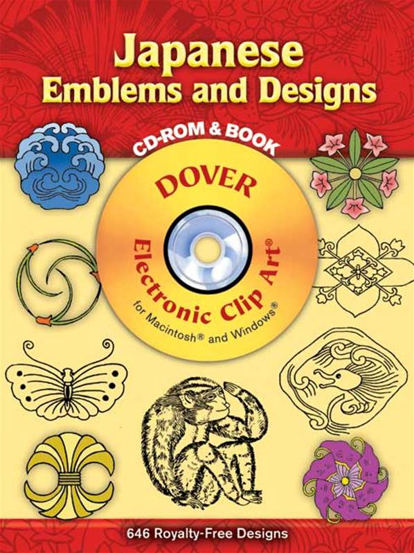 Japanese Emblems and Designs CD-ROM and Book - Dover Books
