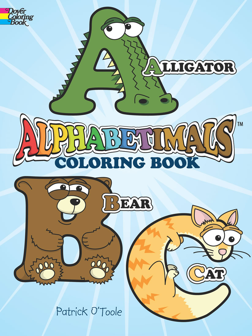 Alphabetimals Coloring Book - Dover Books