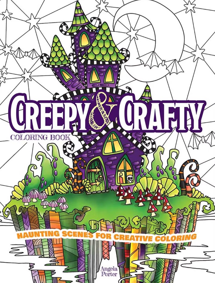 Creepy & Crafty Coloring Book - Dover Books
