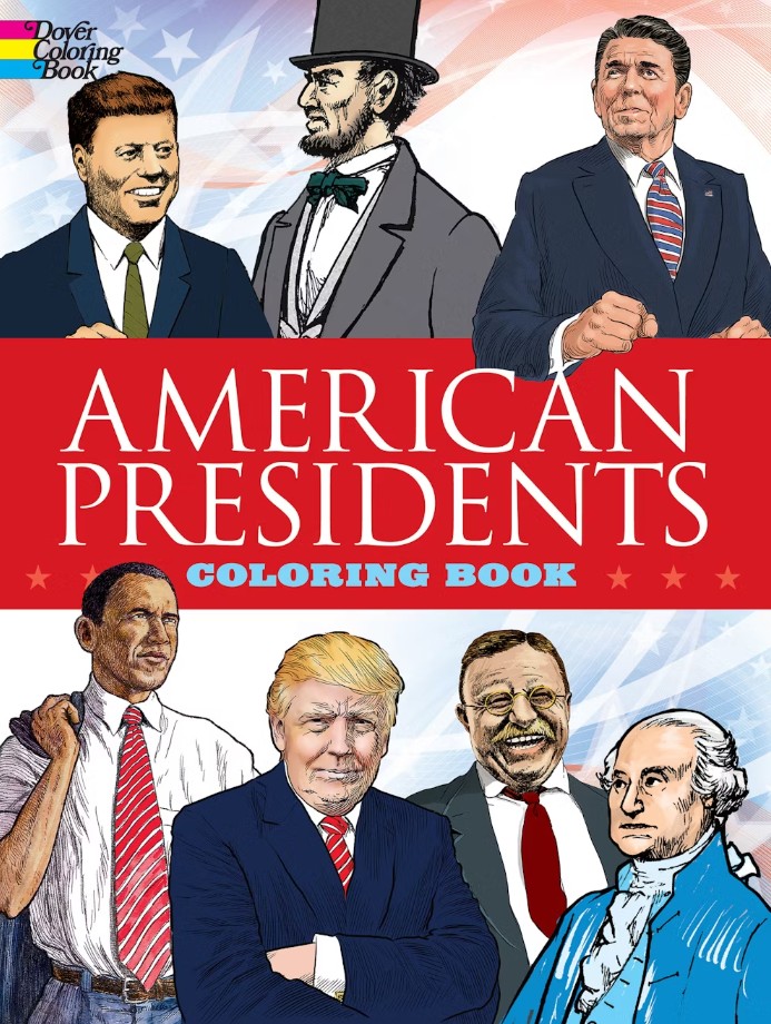 American Presidents Colouring Book - Dover Books