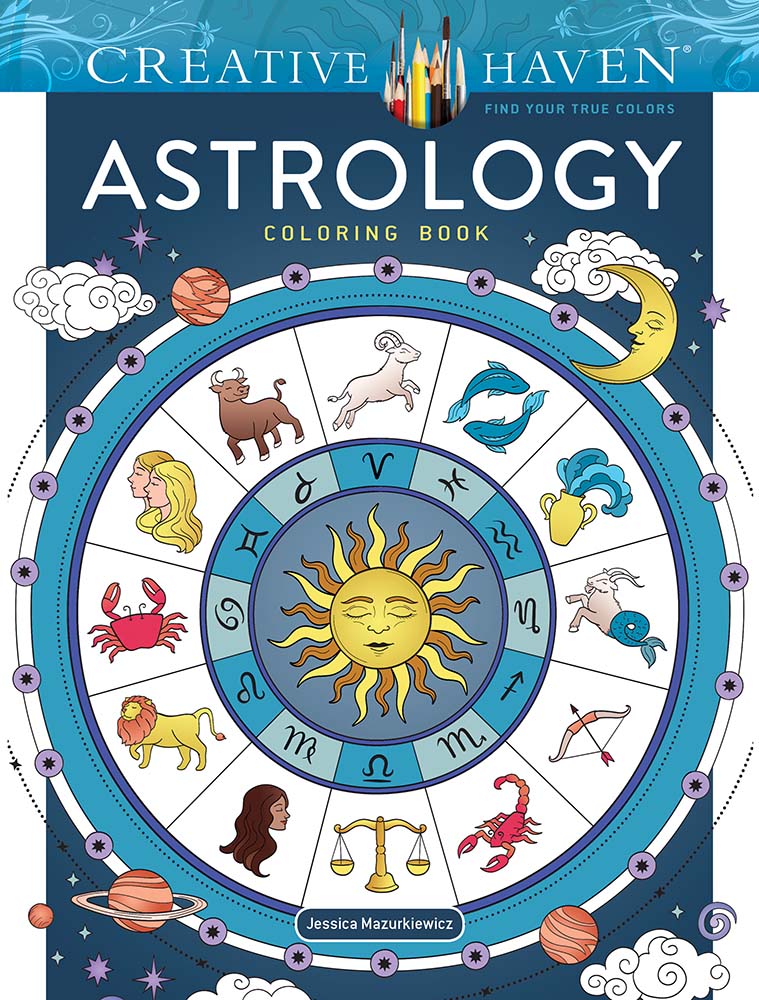 Creative Haven Astrology Coloring Book - Dover Books