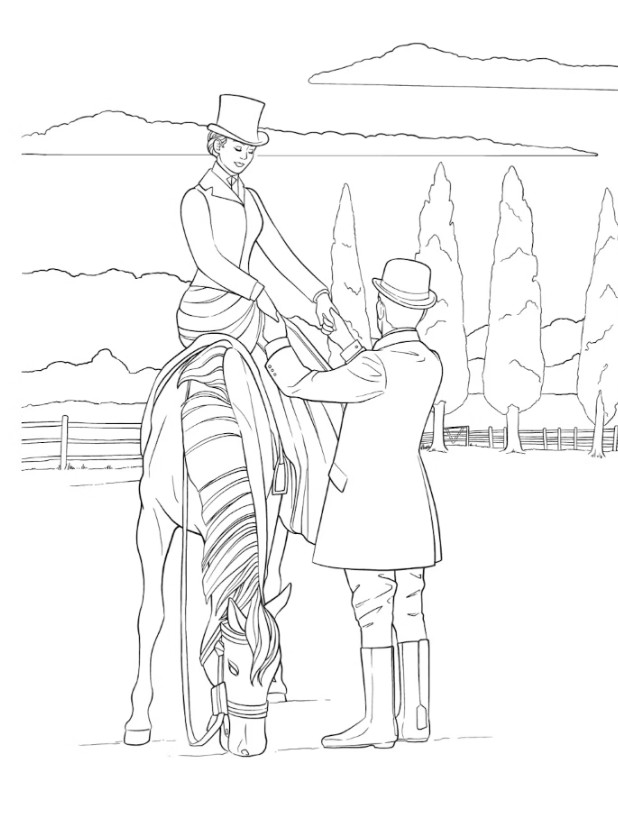 Creative Haven The Gilded Age Coloring Book - Dover Books